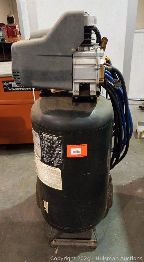 JOBSMART 30 GALLON AIR COMPRESSOR SINGLE PHASE 110 Auction Huisman Auctions